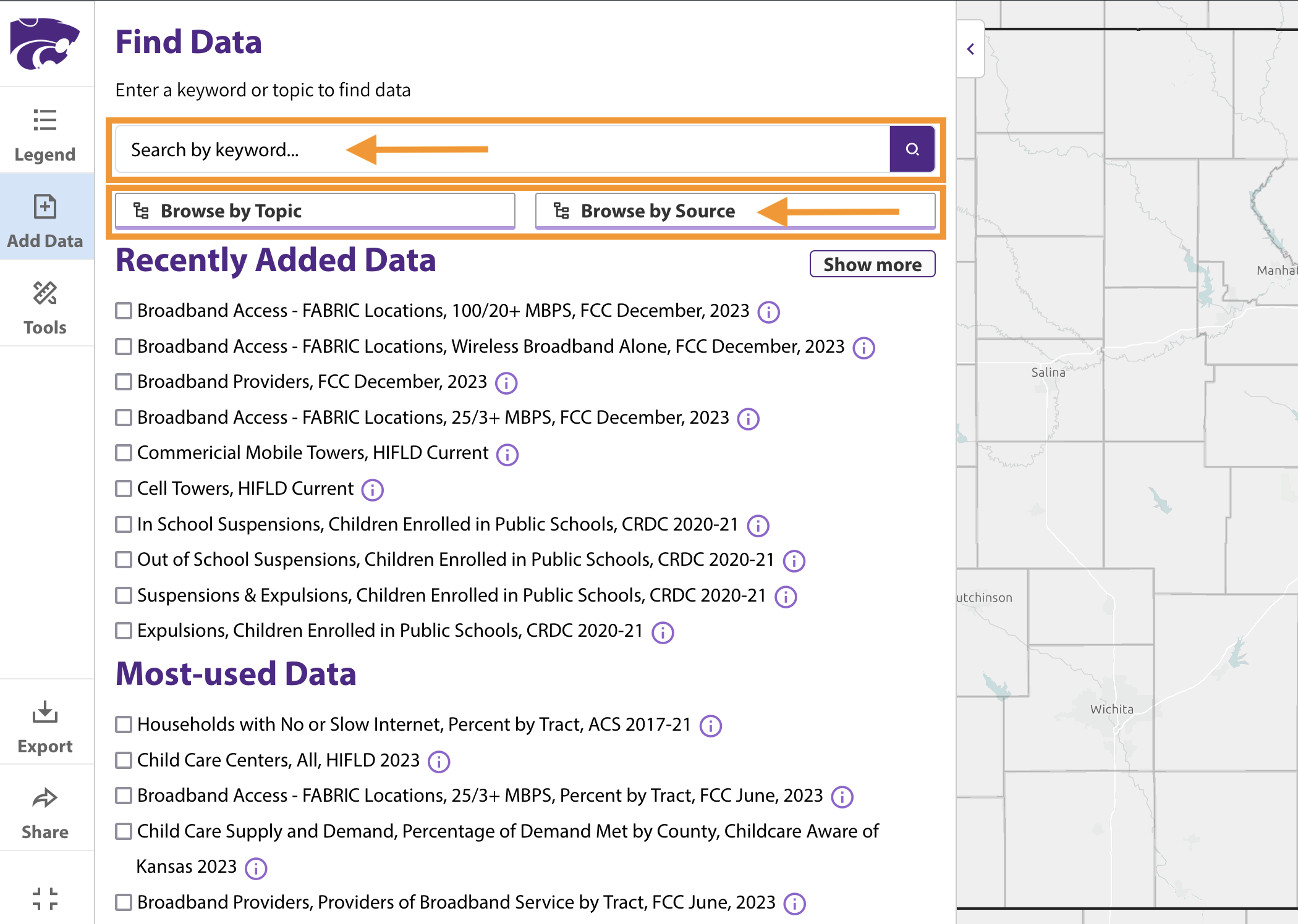 Map Room Support | All Things Kansas | K-State University
